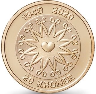20,- kr. 2022 - 80 års fødselsdag - Samleren