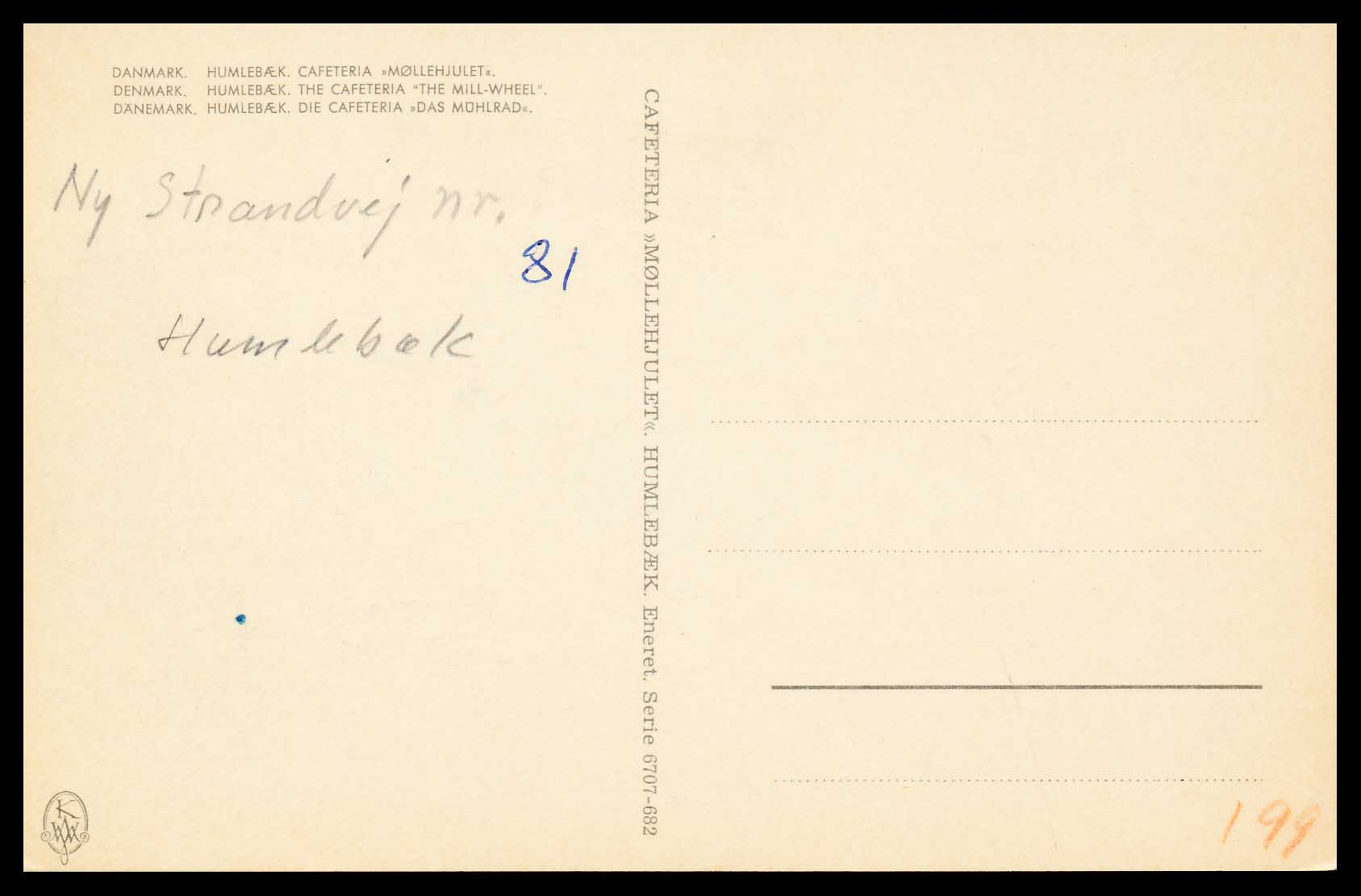 Danmark Postkort 3050 Humlebæk - Samleren