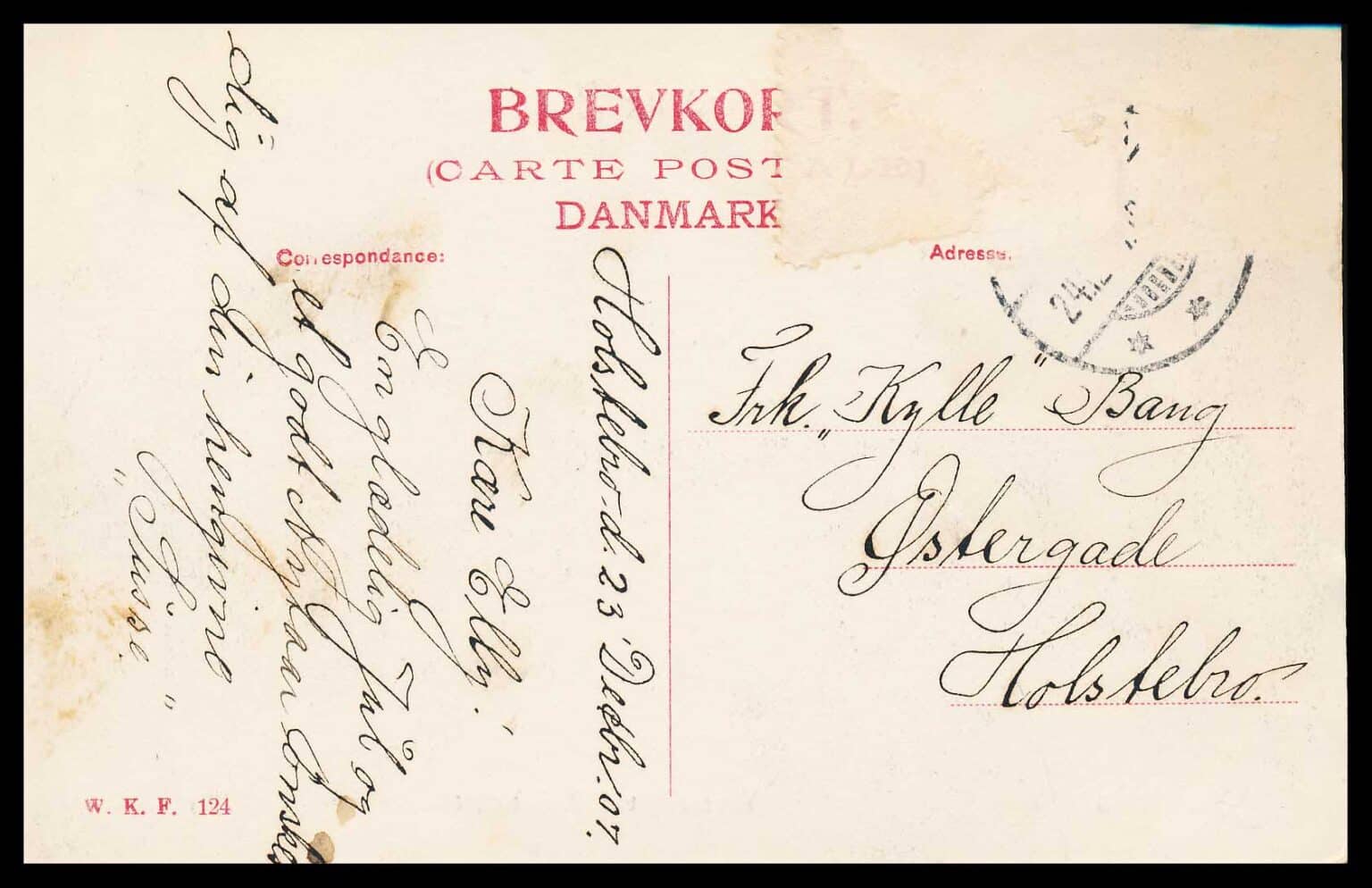 Danmark Postkort 7500 Holstedbro - Samleren