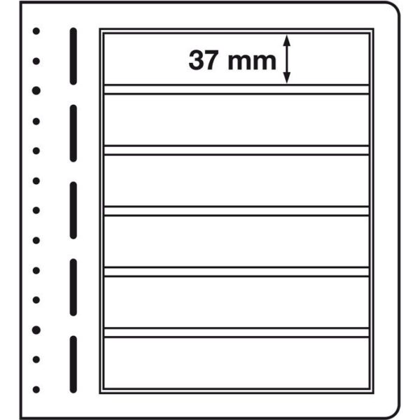 LB 6 - Leuchtturm Blankoblad med lommer - Samleren